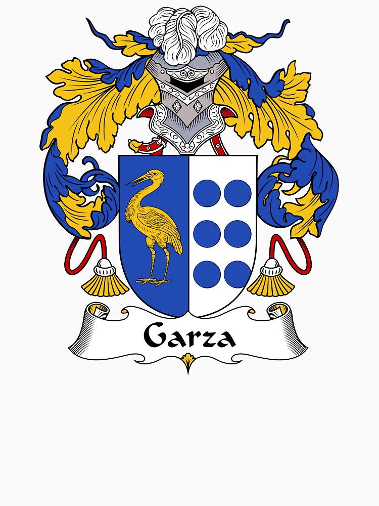 "Garza Coat of Arms/Family Crest" T-shirt for Sale by carpediem6655 ...