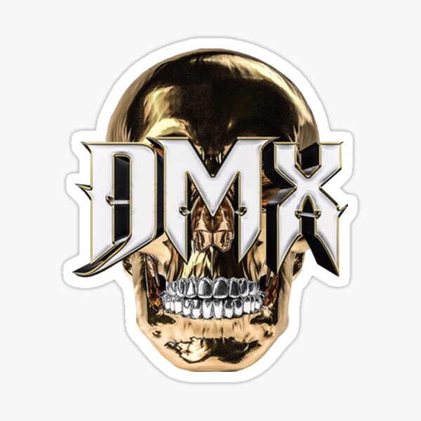 "DMX - Skull logo" Sticker by DMXMerch | Redbubble