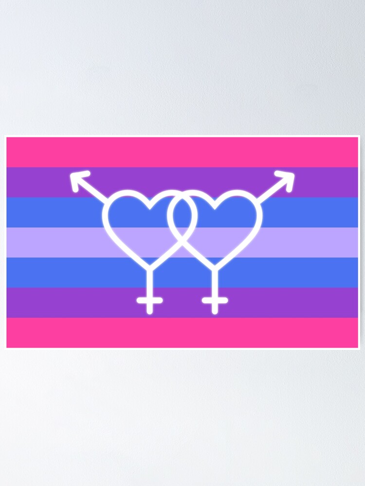 "T4T / TLT Flag with Symbol" Poster by Pupyzu | Redbubble