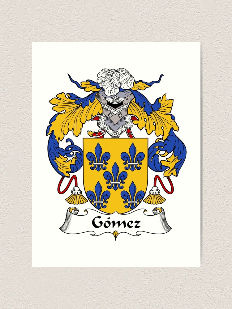 "Gomez Coat of Arms/Family Crest" Art Print by carpediem6655 | Redbubble