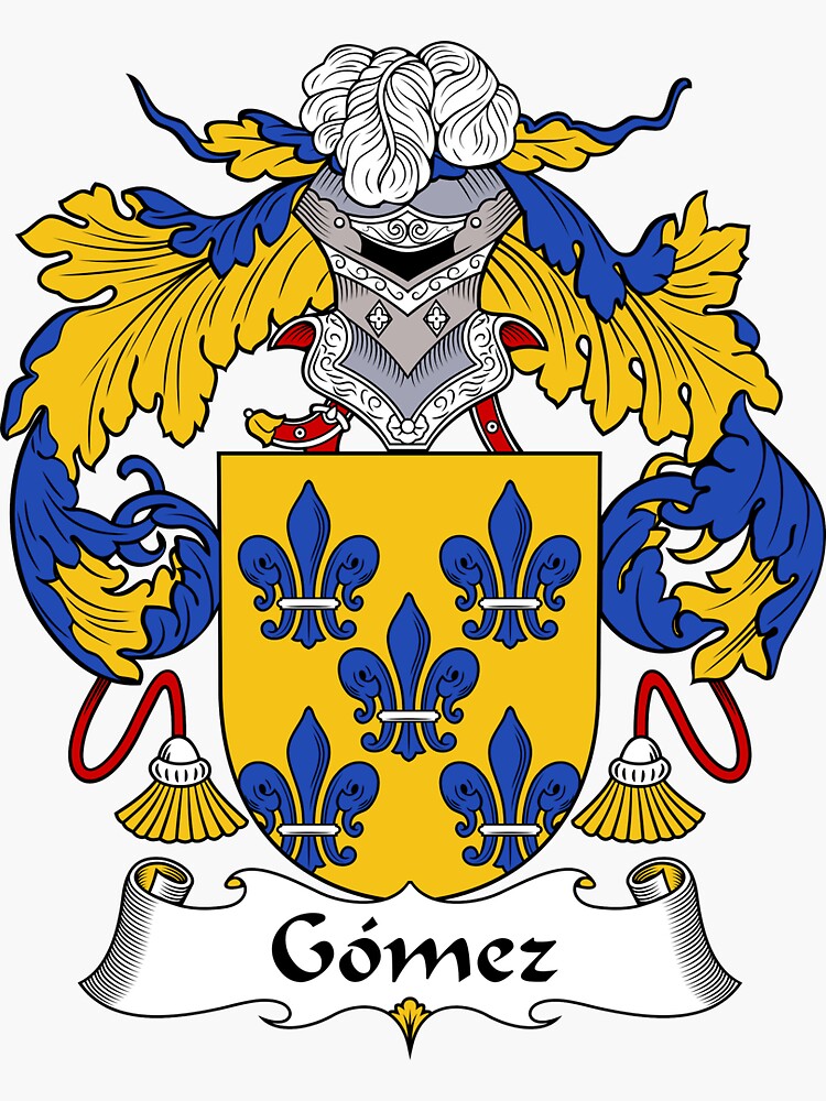 "Gomez Coat of Arms/Family Crest" Sticker for Sale by carpediem6655 ...