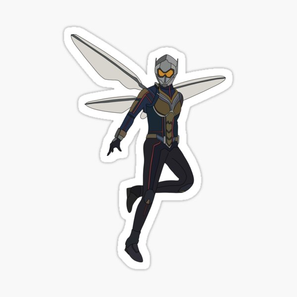 "the wasp" Sticker for Sale by designsbysara58 | Redbubble