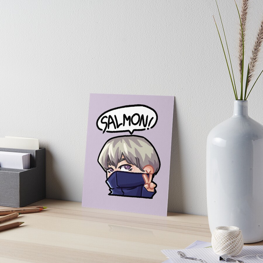 Lámina rígida «¡Salmón! l Chibi Toge Inumaki l Jujutsu Kaisen» de ...