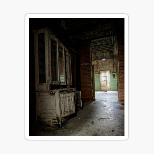 "From the cupboard at Trans Allegheny Lunatic Asylum" Sticker for Sale ...