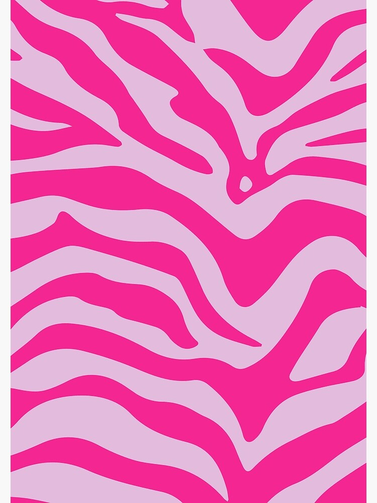 Hot Pink Zebra Paper