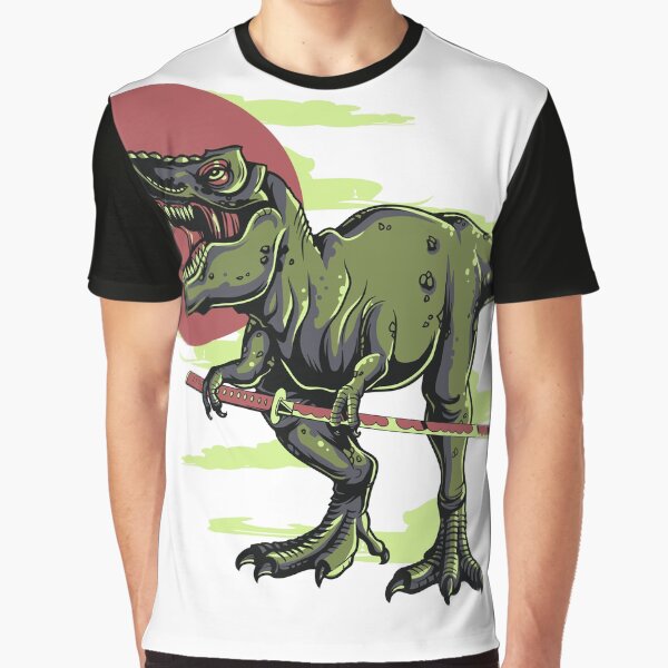 "Samurai T-Rex Ninja Dinosaur Tyrannosaurus Rex with Sword Japanese ...