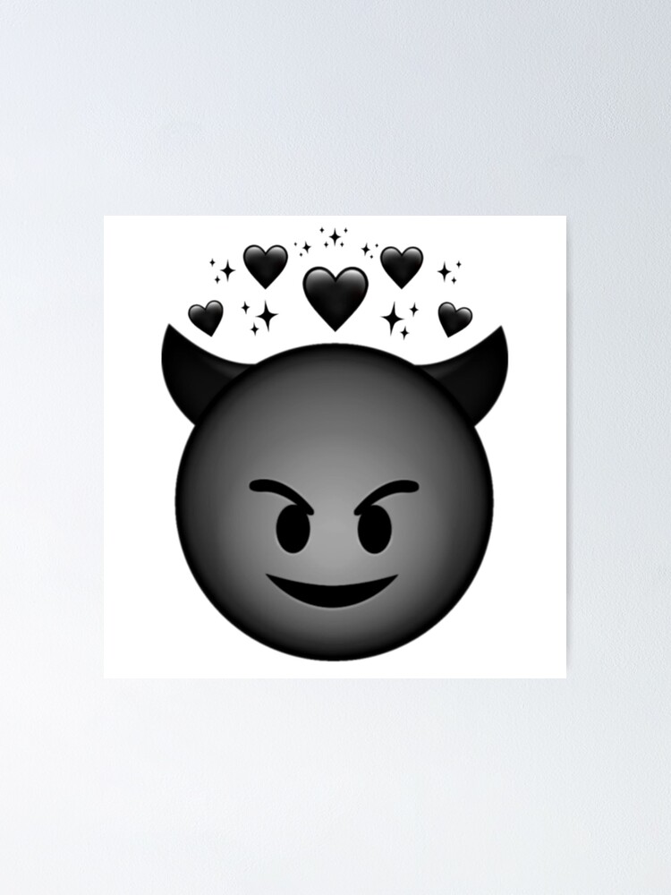 "Bad emoji" Poster for Sale by Jasmine-shop | Redbubble