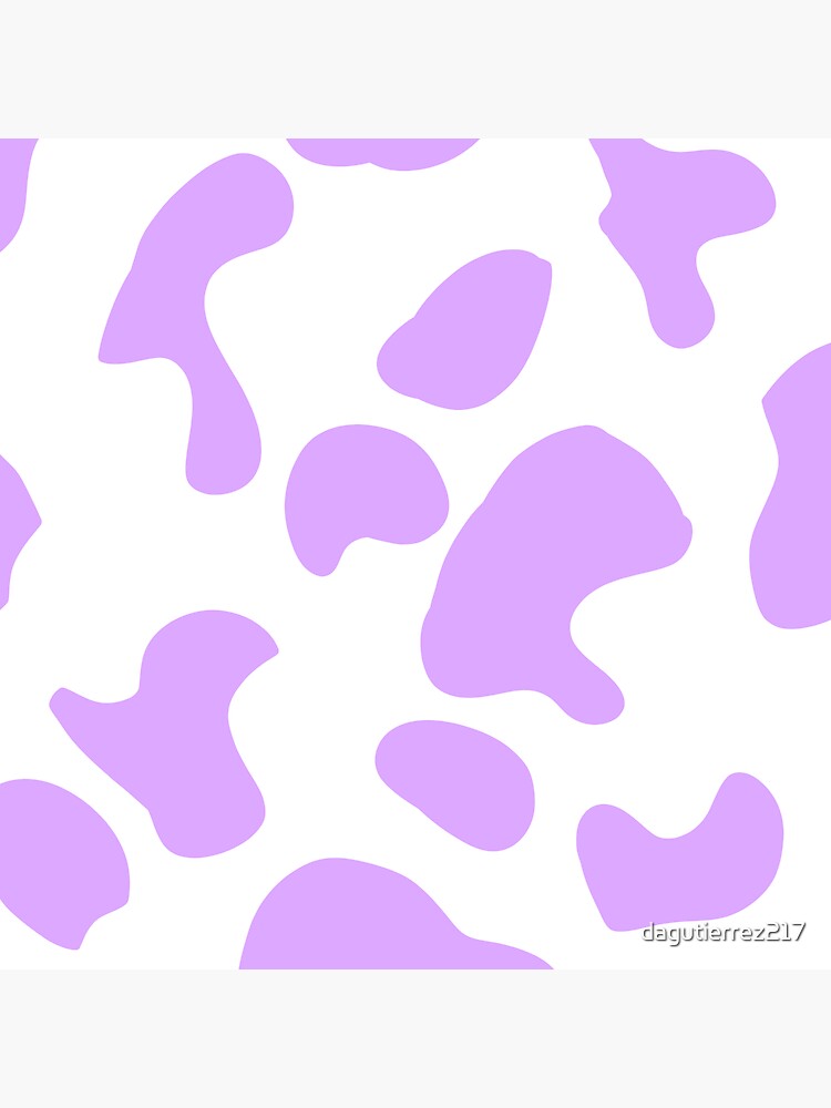 "Purple Cow Print" Sticker by dagutierrez217 | Redbubble