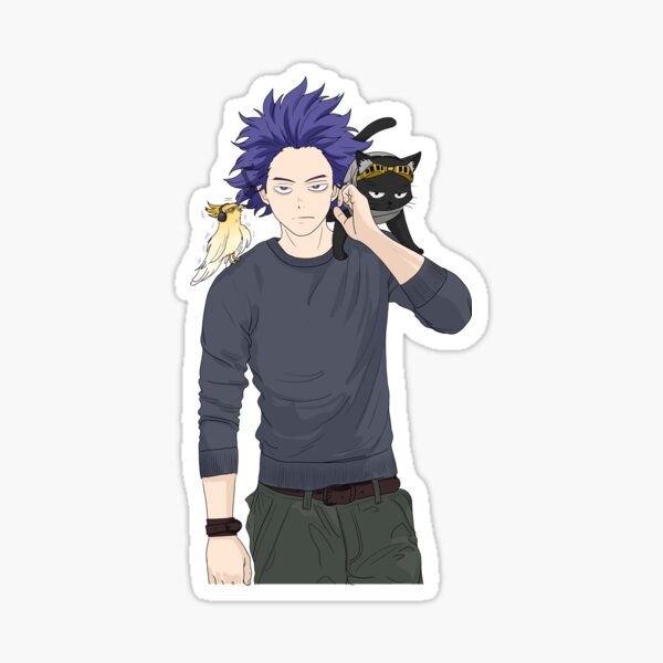 "Shinsou with anima aizawa and mic" Sticker by Benjidrawing | Redbubble