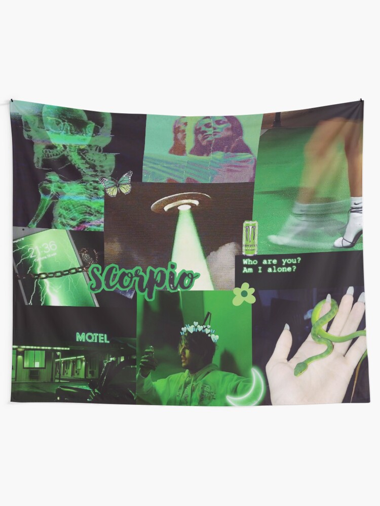 "scorpio collage" Tapestry by celestivl | Redbubble