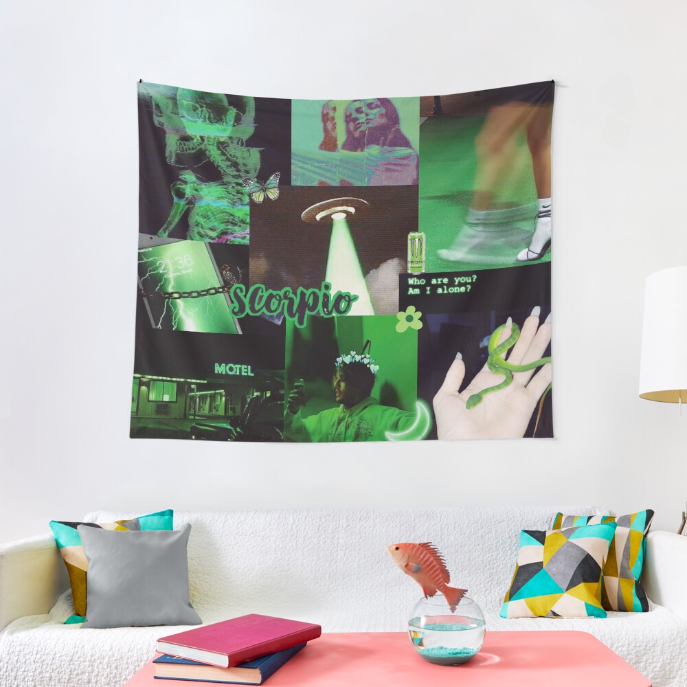 "scorpio collage" Tapestry by celestivl | Redbubble
