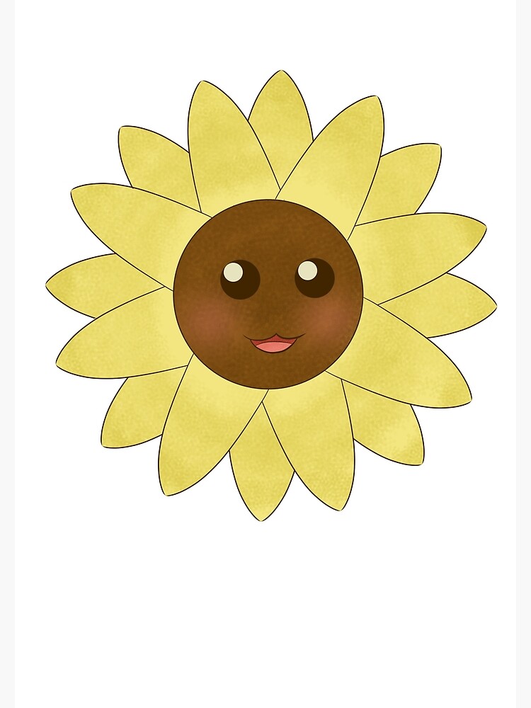 "Sunflower Chibi" Poster for Sale by RaX0 | Redbubble