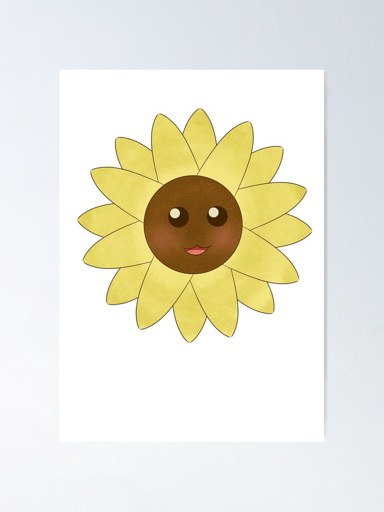 "Sunflower Chibi" Poster for Sale by RaX0 | Redbubble