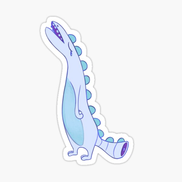 "Sad Lizard" Sticker by clairebeurre | Redbubble