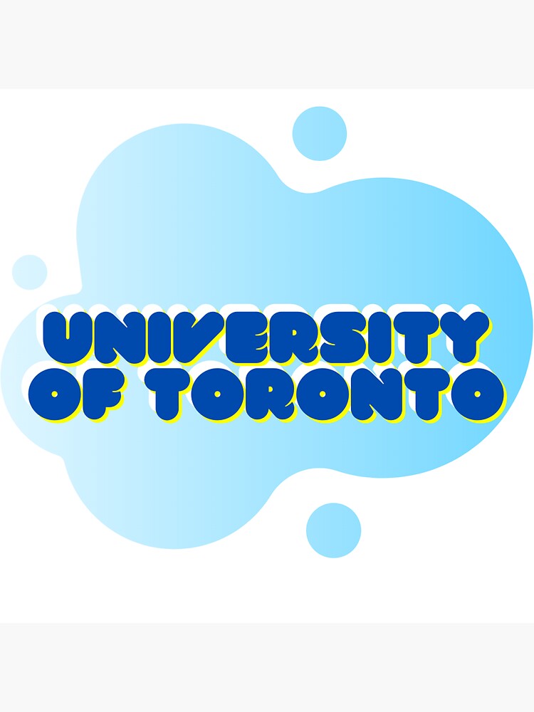 "University of Toronto Stickers" Sticker for Sale by inkprincessxx ...