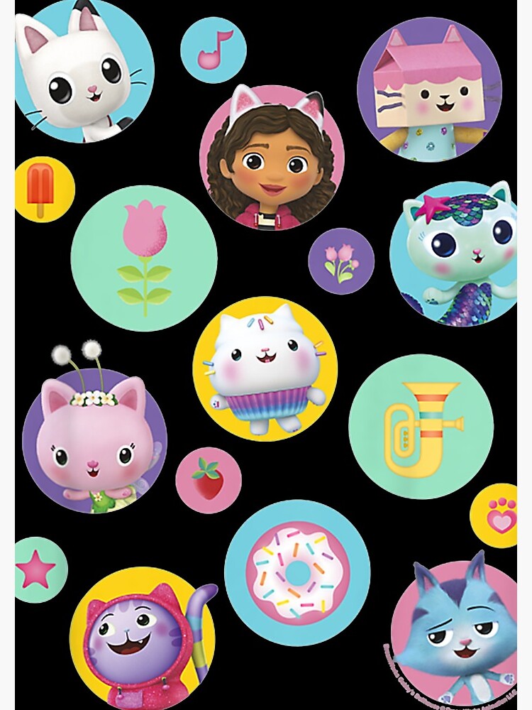 "Gabby's Dollhouse - Icons" Spiral Notebook for Sale by gaubong9277 ...