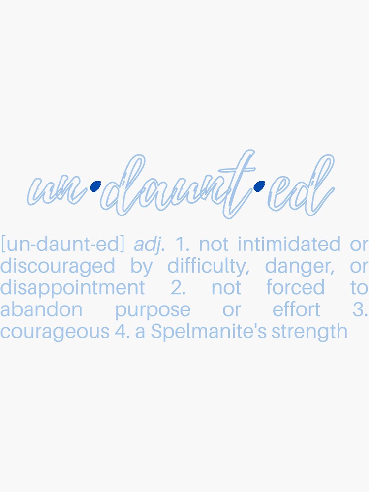 "Undaunted" Sticker for Sale by 350TMDesigns | Redbubble