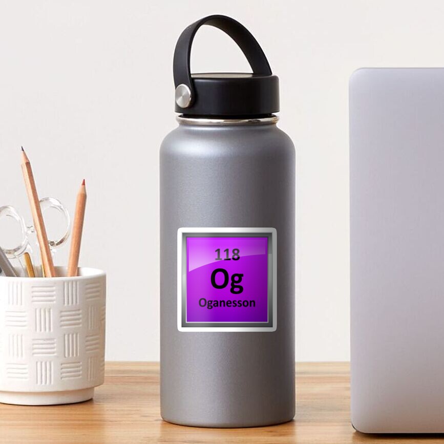 "Oganesson - Element 118 Periodic Table Symbol" Sticker for Sale by ...