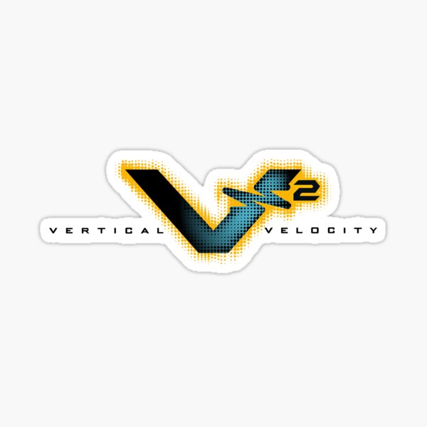 "V2 Vertical Velocity" Sticker for Sale by carowindsfanson | Redbubble