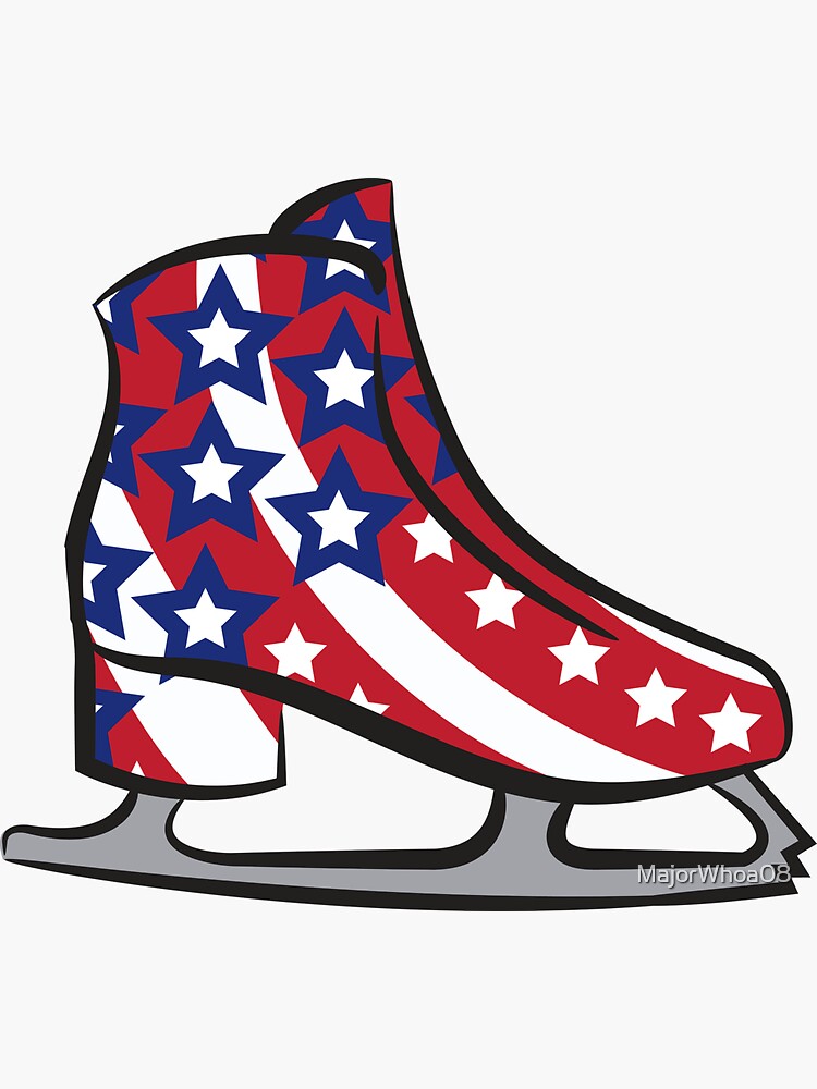 "Team USA Skate" Sticker for Sale by MajorWhoa08 | Redbubble