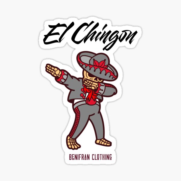 "El Chingon-Charro" Sticker for Sale by BeniFran | Redbubble