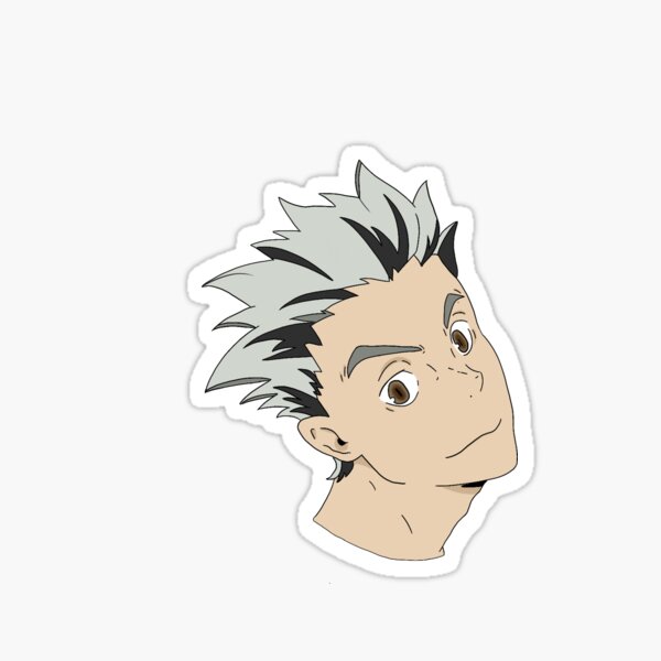 "Bokuto Koutarou" Sticker for Sale by Werteriss | Redbubble
