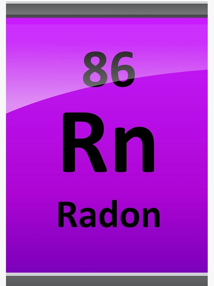 Radon Symbol Periodic Table Radon Periodic Table Royalty Free Images,