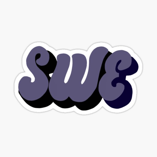 "Bubble SWE " Sticker for Sale by parimamich | Redbubble