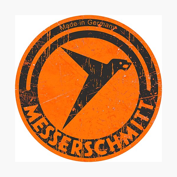 " Messerschmitt German Aircraft WW2 Logo" Photographic Print by quark ...