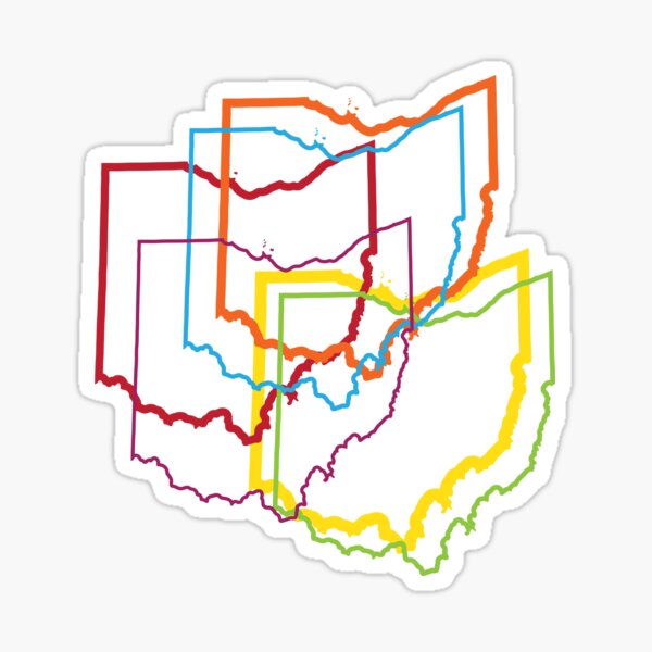 "ohio pride blur" Sticker for Sale by chromatosis | Redbubble