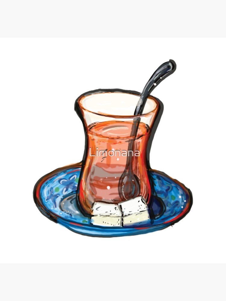 "Azeri Cay Tea" Poster by Limonana | Redbubble