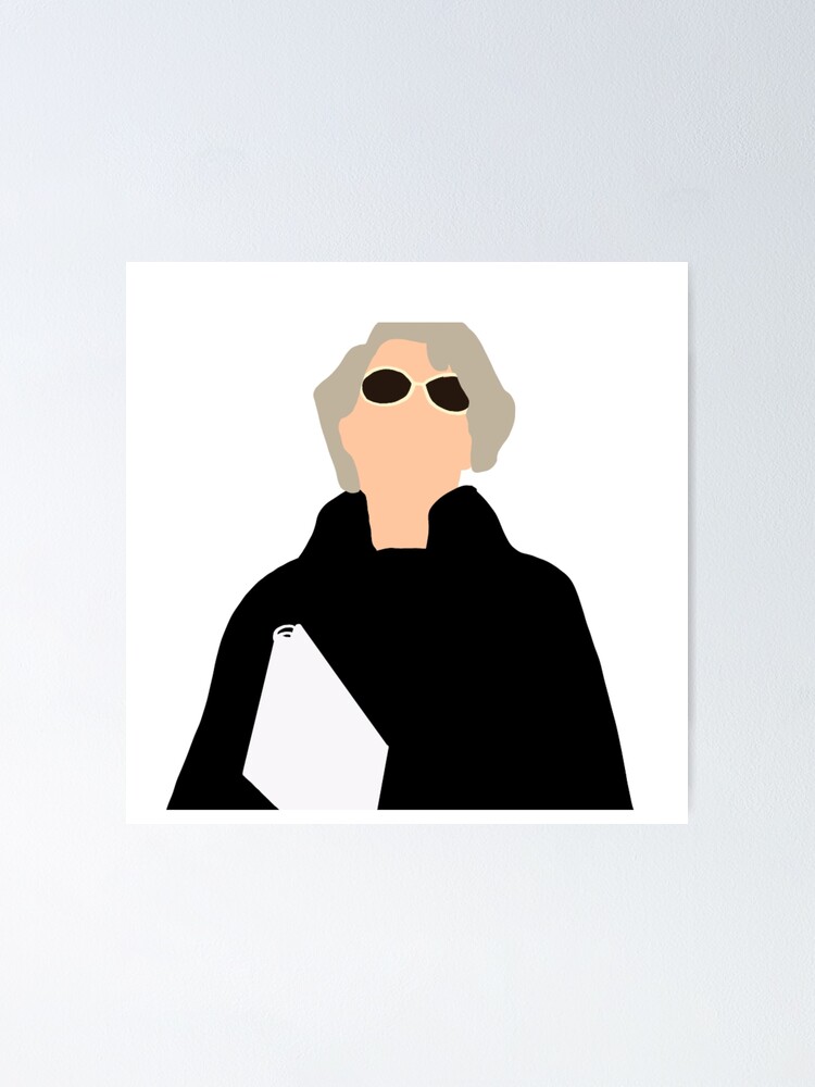 "Miranda Priestly Sticker" Poster by Patmackriel70 | Redbubble
