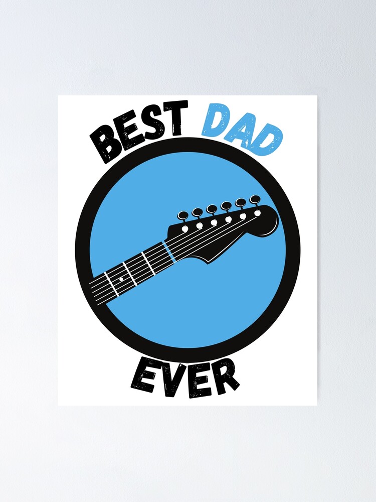 "Best Dad Ever Music Notes" Poster for Sale by Harshalmarathe | Redbubble