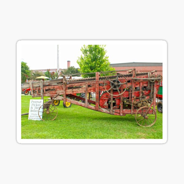"Antique Peanut Picker/Hay Baler" Sticker for Sale by Carolyn Ricks ...