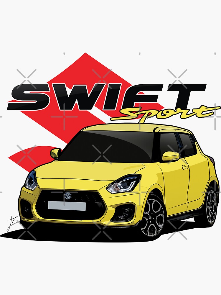 "Suzuki Swift Sport " Sticker by JI-AutoDesign | Redbubble