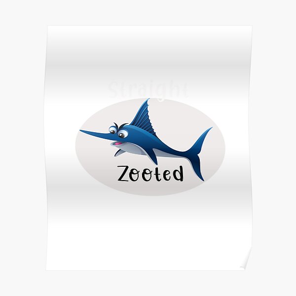 Póster «Camiseta Recta Zooted para hombre y mujer camisa» de weros4ever ...