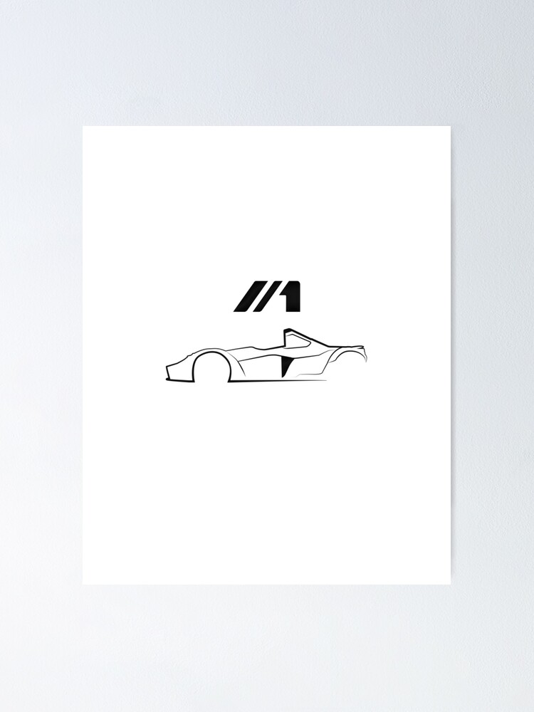 "BAC Mono White Custom" Poster for Sale by RyanBarszcz | Redbubble