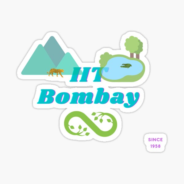 "IIT Bombay theme " Sticker by Ketank | Redbubble