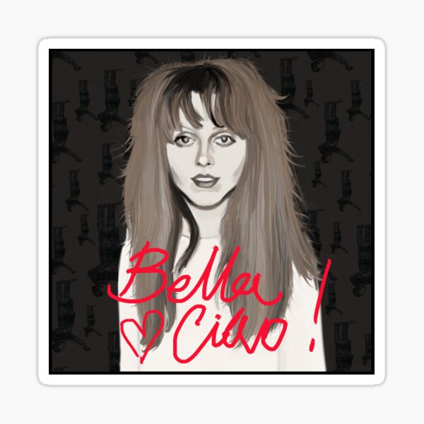 "bella ciao" Sticker by bwasylewicz | Redbubble