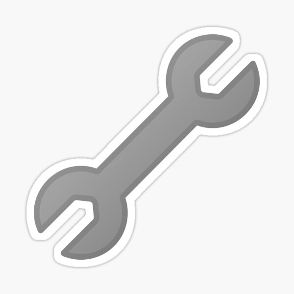 "Wrench Spanner Gift " Sticker for Sale by MKMemo1111 | Redbubble