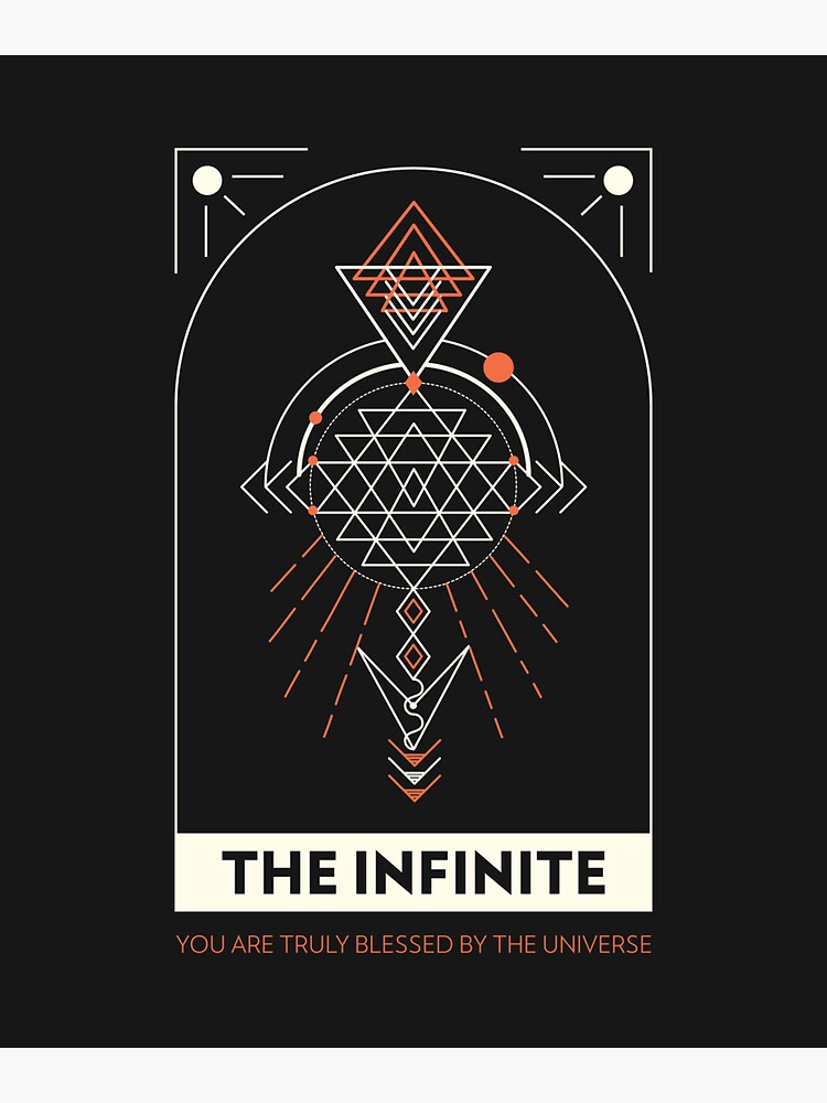 "THE INFINITE | YOU ARE TRULY BLESSED BY THE UNIVERSE" Sticker for Sale ...