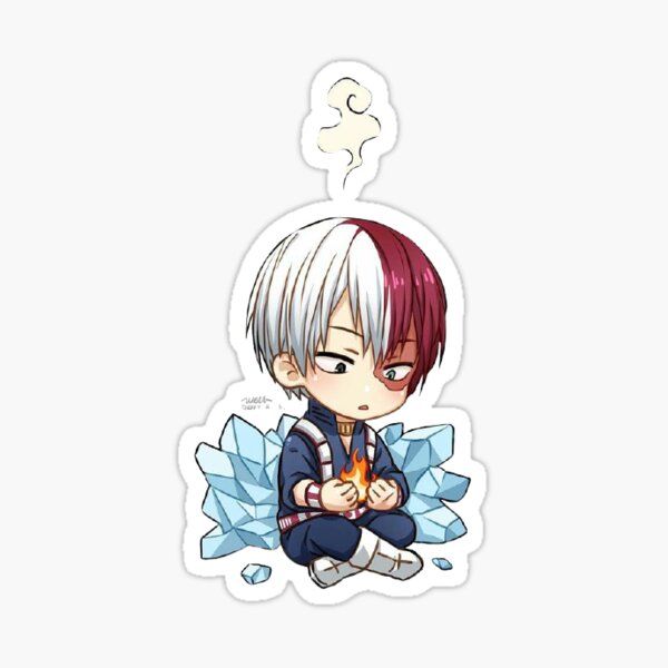 "Shoto Todoroki Cute" Sticker for Sale by TheFashionMan | Redbubble