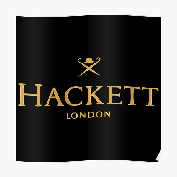 "Stylish Hackett London Logo" Poster by nasaw | Redbubble