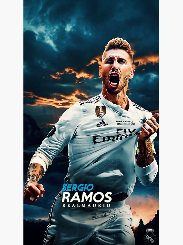 "Sergio Ramos" Sticker for Sale by Nanisuryagani | Redbubble