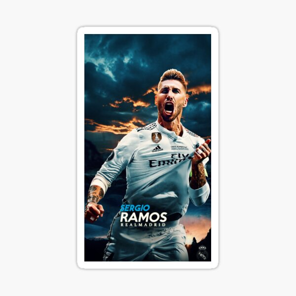 "Sergio Ramos" Sticker for Sale by Nanisuryagani | Redbubble