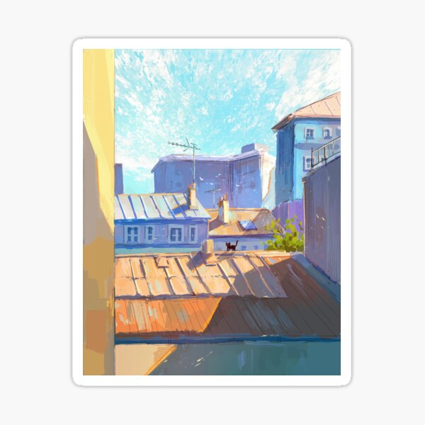 "Roof" Sticker for Sale by Shinsyl | Redbubble
