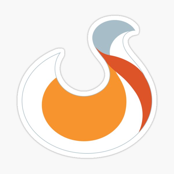 "Bustard bird symbol" Sticker by SakalDesign | Redbubble