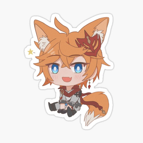 "Genshin impact Chibi Childe " Sticker for Sale by galacticvenus ...