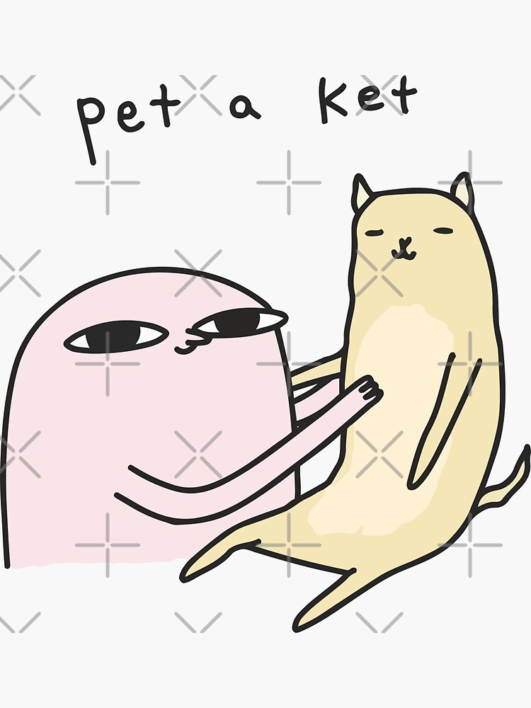 "ketnipz love cats" Sticker by khushibarnawal | Redbubble