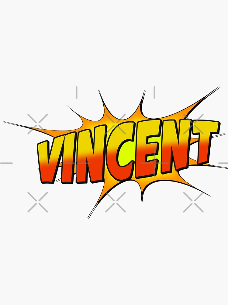 "Vincent" Sticker for Sale by rogue-design | Redbubble